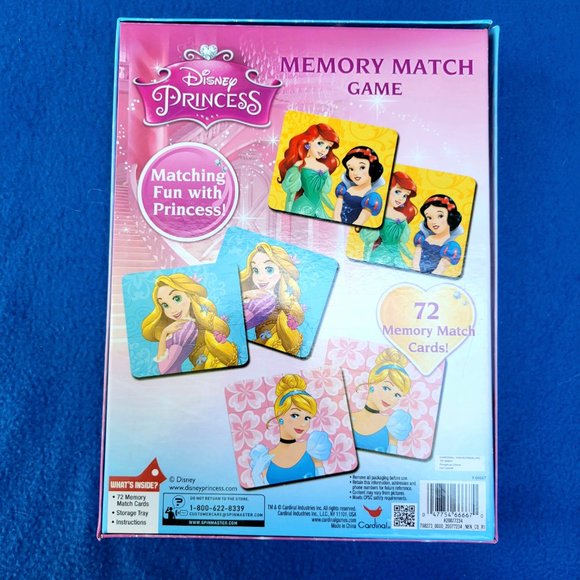 Disney | Toys | Disney Princess Memory Match Game | Poshmark
